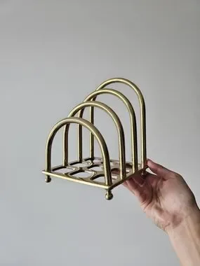 Vintage | Accents | Brass Arched Letter Holder | Poshmark